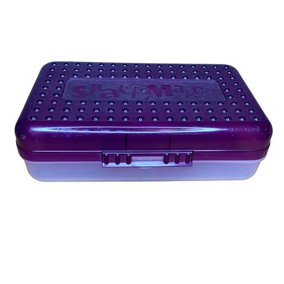 Spacemaker | Office | Spacemaker Vtg 9s Pencil Box Plastic Storage ...